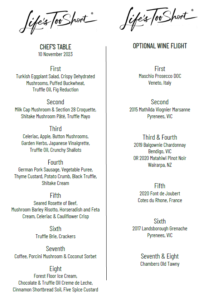 Chef’s Tables – Life's Too Short Pty Ltd